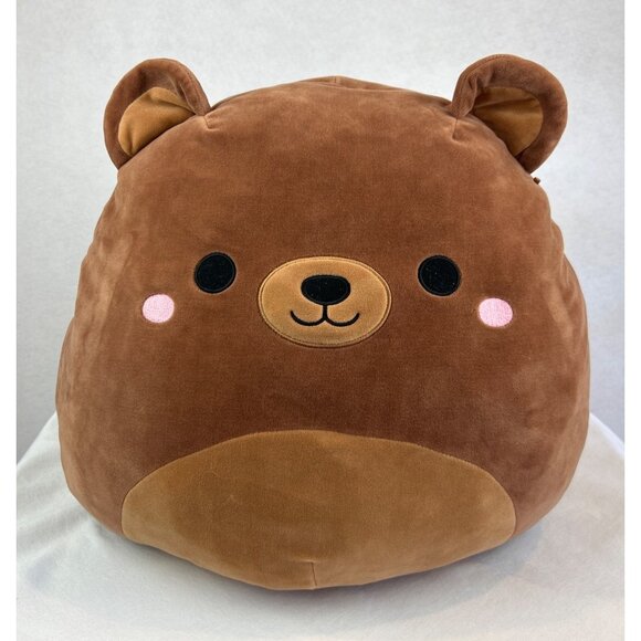 Squishmallows | Toys | Squishmallow Omar The Brown Bear S6 Plush Jumbo ...